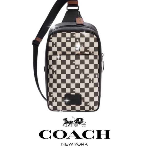 Coach | Bags | Coach Westway Pack With Checker Print Nwt | Poshmark